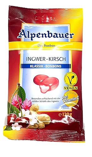 Alpenbauer Klassik - Bonbons Ingwer - Kirsch 1 x 120g: Amazon.de ...