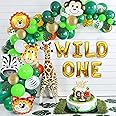 Amazon.com: Wild One Birthday Decorations for Boys, 79pcs Wild One ...