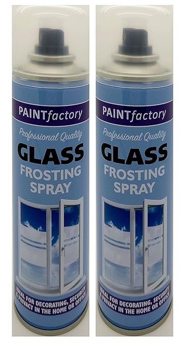 2 x Professional Quality Glass Frosting Spray (250ml) - For Decorating ...