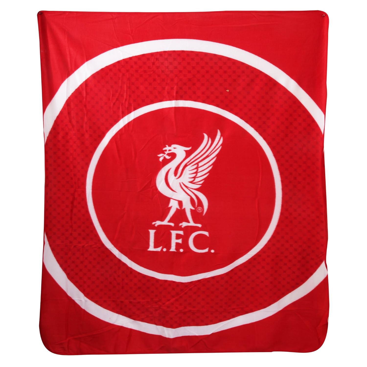 Liverpool 'Bullseye' Fleece Blanket (125cm x 150cm): Amazon.co.uk ...