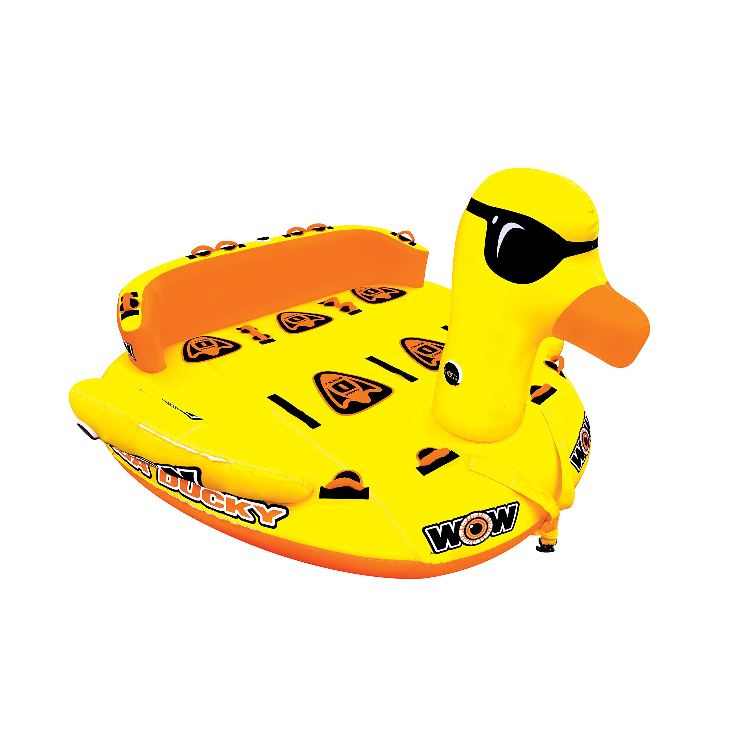 WOW Sports – Mega Ducky Towable Deck Tube for Boating – 1-5 Person 850 ...