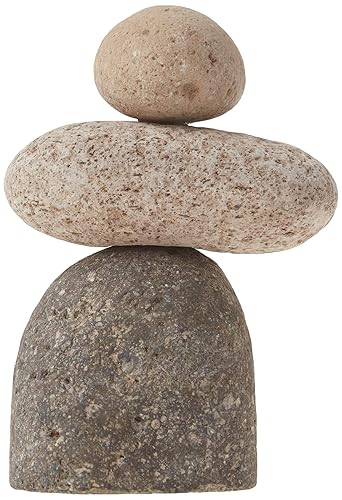 Ancient Graffiti 3-Stone Natural River Stone Cairn, Gray in Kenya ...