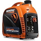 Generac 8251 GP2500i 2,500-Watt Gas Powered Portable Inverter Generator ...