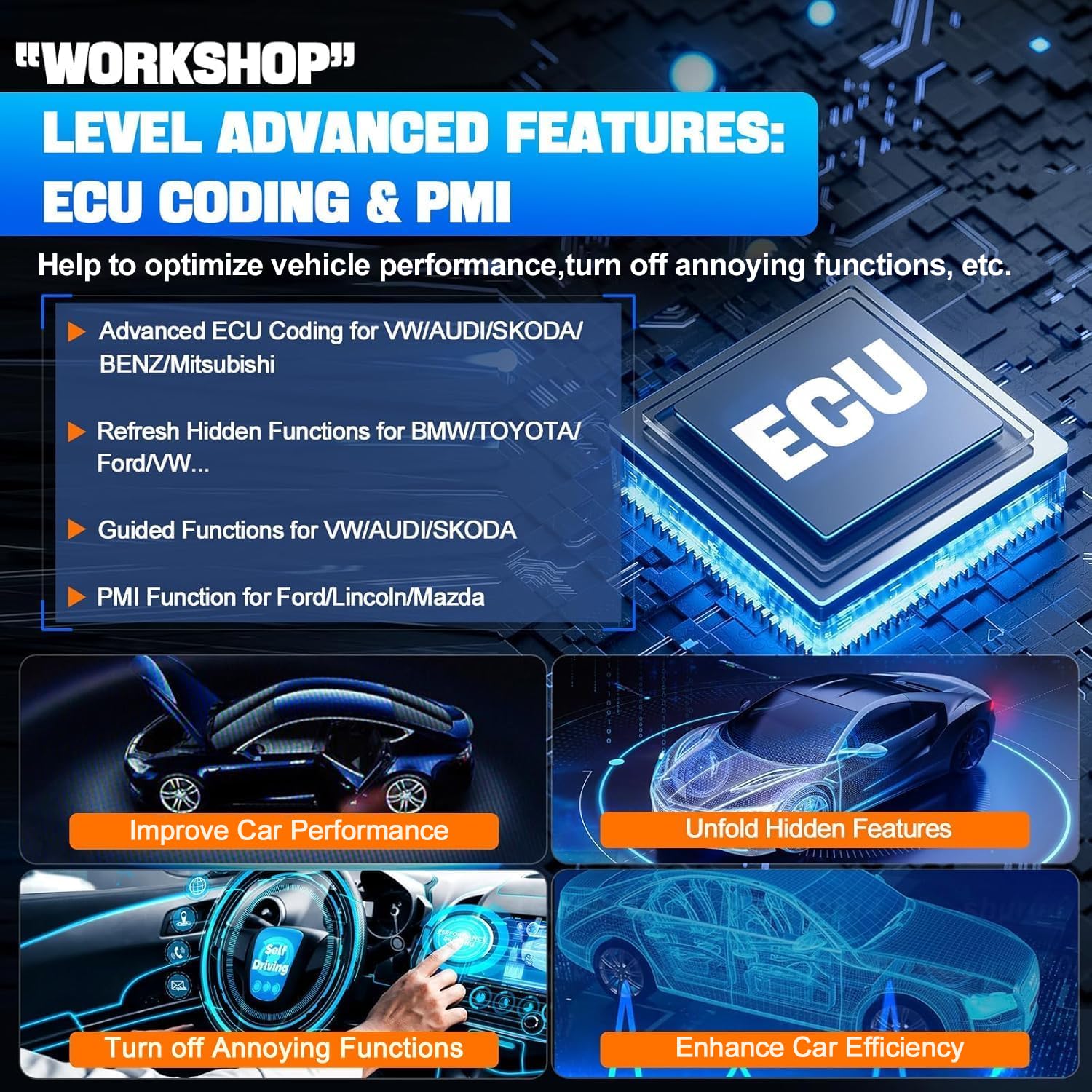 Mua XTOOL D8W Wireless Bidirectional Scan Tool, 2025 OBD2 Scanner with ...