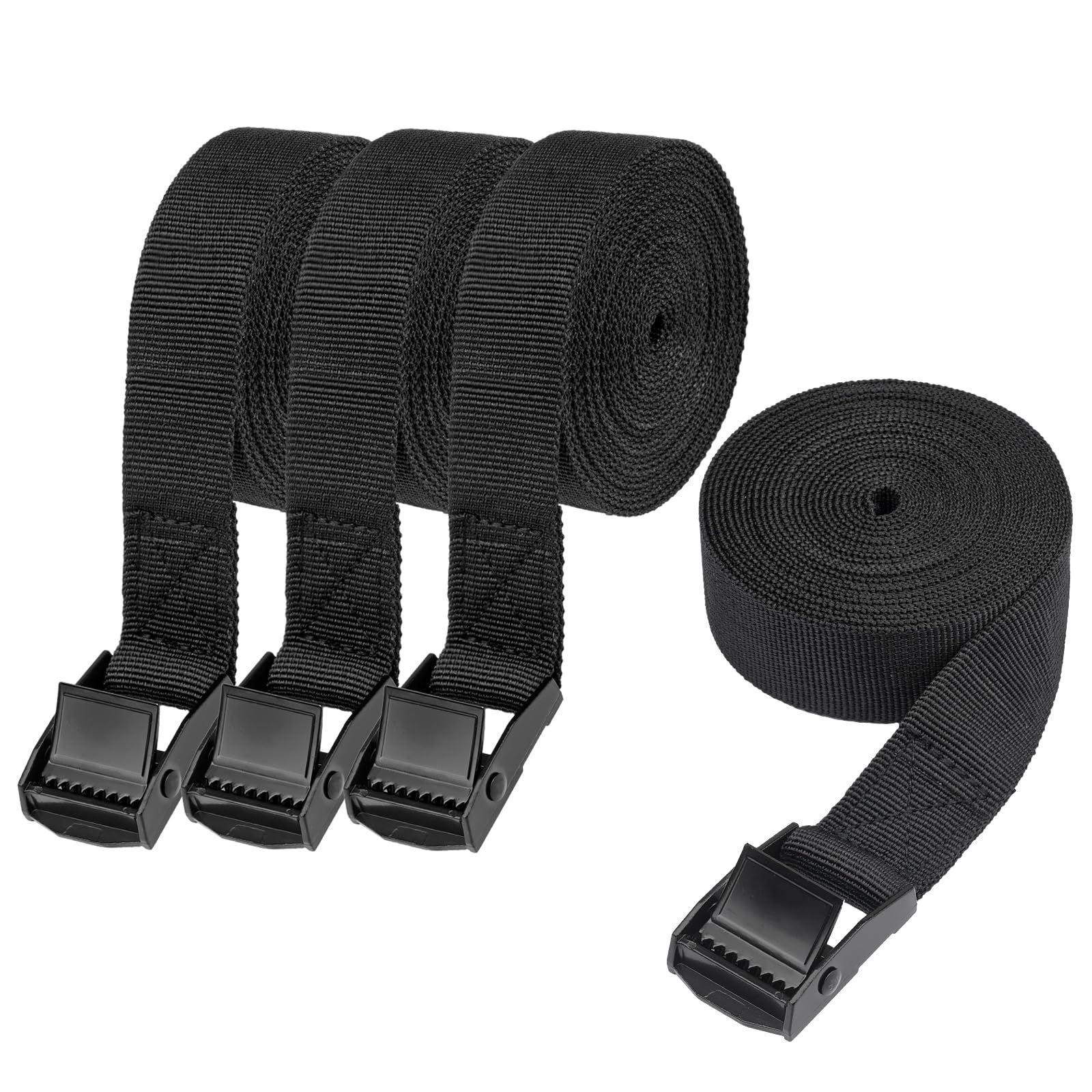 PEASUG Tie Down Straps, 4 Pcs Lashing Small Ratchet Straps with Buckles ...