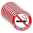 Amazon.com - Sticky Expressions | No Smoking Stickers for Vehicles (9 ...