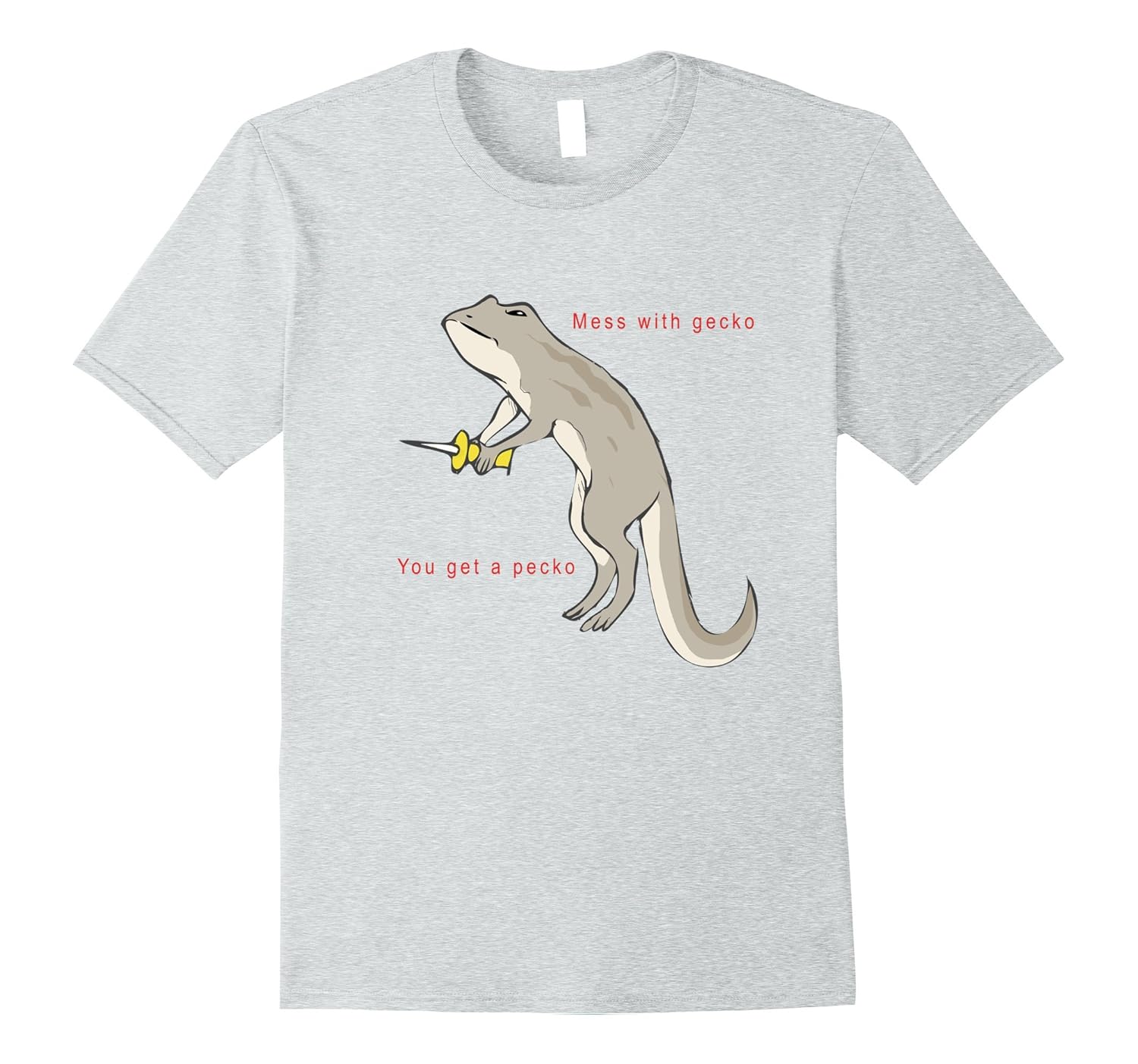 Mess With Gecko You Get A Pecko Shirt – New Meme Tee-4LVS