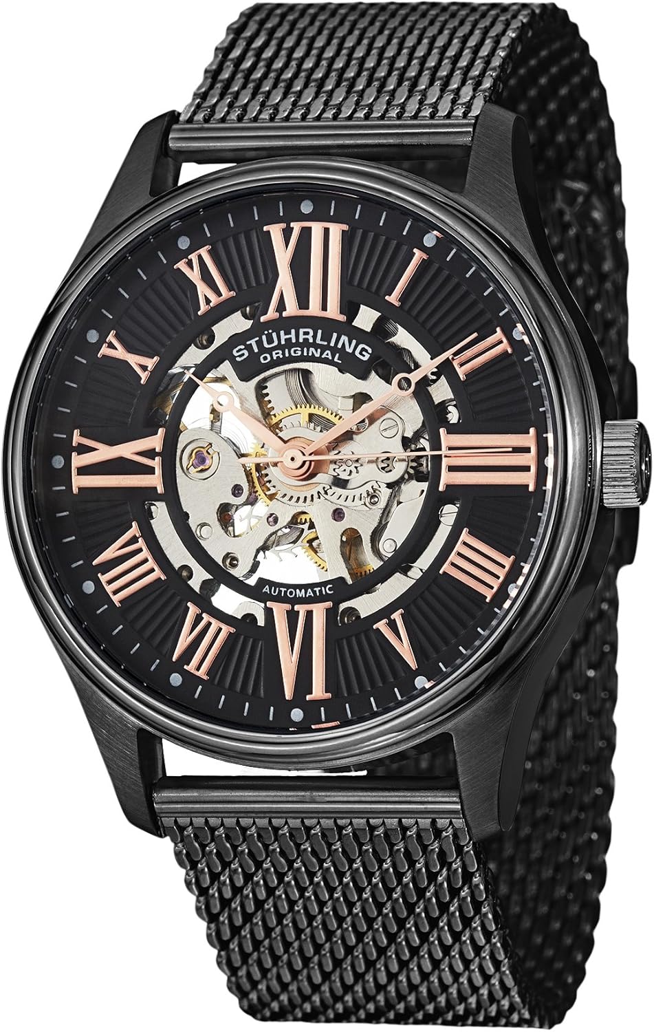 Stuhrling Original Men's 747M.03 Classic Atrium Elite Analog Display ...