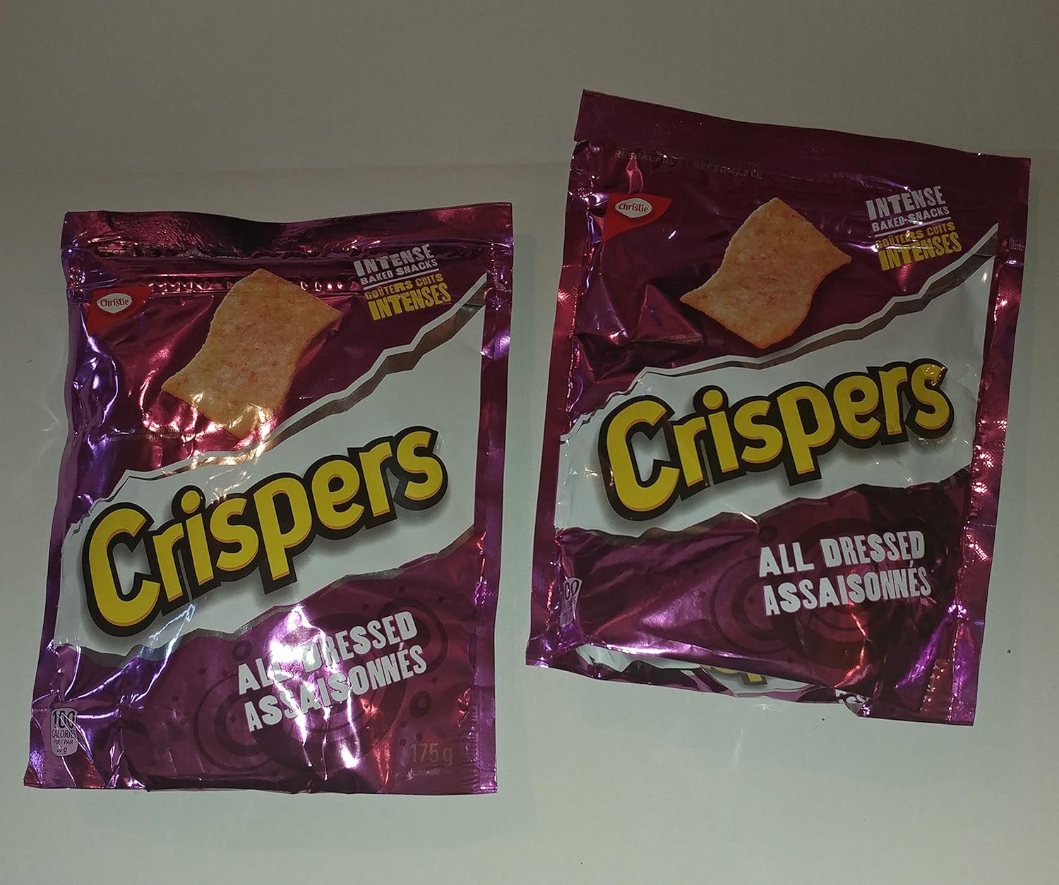 Pack of 2 Crispers Christie All Dressed, Assaisonnes, 175g: Amazon.ca ...