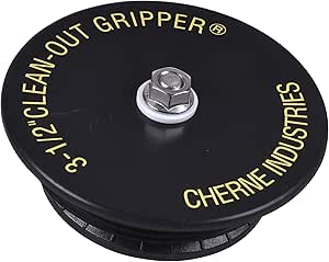 Amazon.com: Cherne 270138 Gripper 3-1/2 in. Black Mechanical Clean Out ...