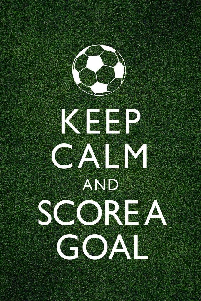 Amazon.com: Keep Calm Score A Goal Soccer II Cool Wall Decor Art Print ...