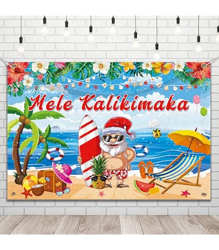 Santa Banner Whaline Christmas Door Decoration Joy Noel Porch Signs ...