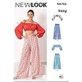 Amazon.com: New Look Easy Misses' Cropped Top and Pull-on Pants Sewing ...