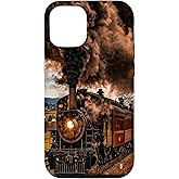 Amazon.com: iPhone X/XS Vintage Train Steam Locomotive Engine Old Model ...