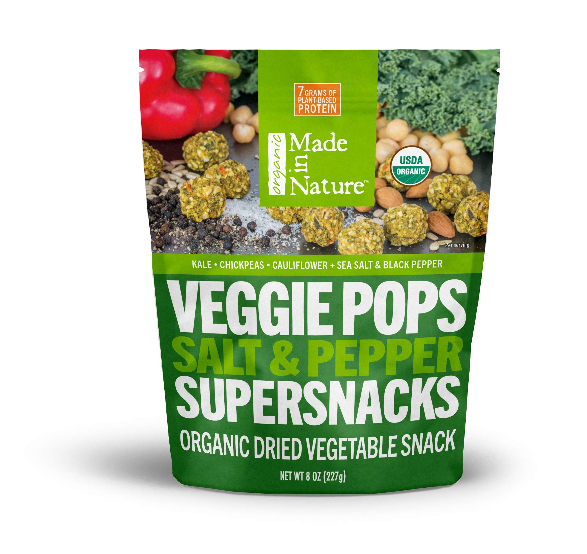 Amazon.com: Made in Nature Organic Veggie Pops - 'Sour Cream' & Onion ...