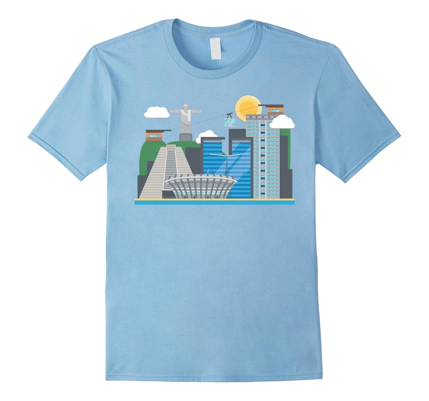 Rio de Janeiro t shirt Tshirt Brazil-Art – Artvinatee