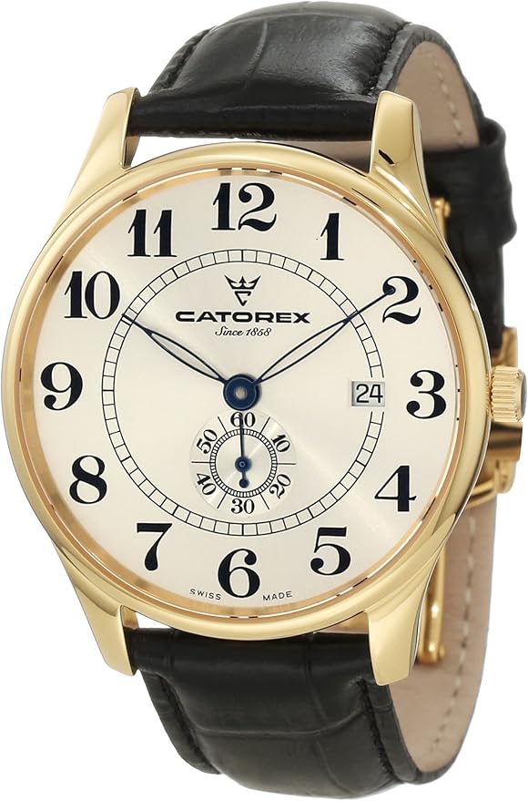 Amazon.com: Catorex Men's 8165-3 Tradition PVD Coated Automatic ...