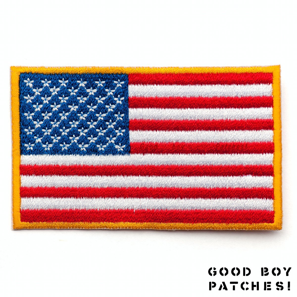 Amazon.com: American Flag Patch Iron-On 3.2"x 2" - Made by U.S.A ...