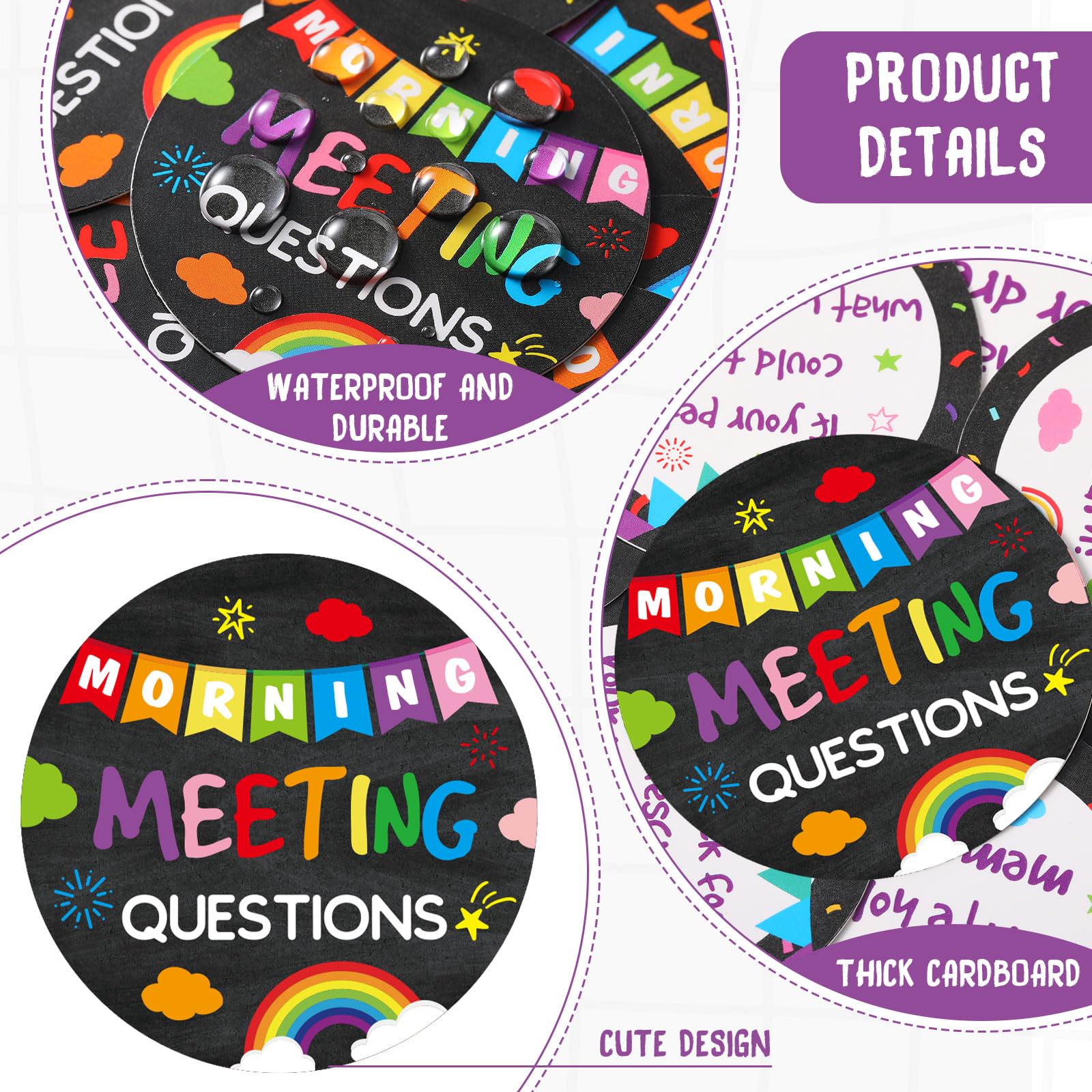 Mua 50 Morning Meeting Chips Questions Cards for Students, Classroom ...