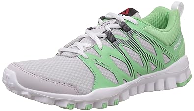 Buy Reebok Women's Realflex Train 4.0 Silver, Green, Grey and White ...