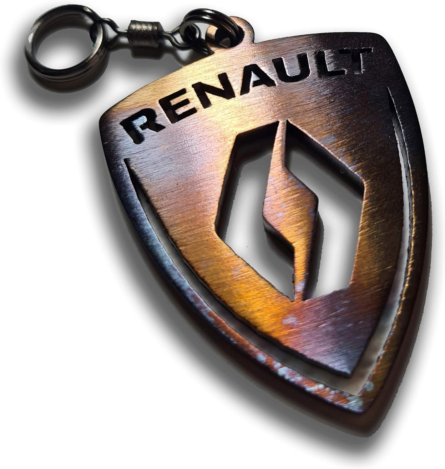 Renault Handmade Keychain (Blued Steel): Amazon.com.au: Fashion