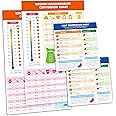 Amazon.com: Kitchen Conversion Chart, 2 Magnetic & 2 Sticky Removable ...