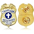 Amazon.com: Chaplain Lapel Pin Serve and Protect Police Uniform ...