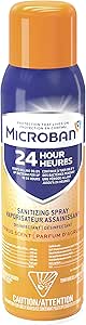 Amazon.com: Microban 24 Hour Disinfectant Sanitizing Spray, Citrus ...
