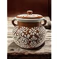Amazon.com: Handmade Clay Bean Pot – 9x9 Inch Mexican Barro Stew Pot ...