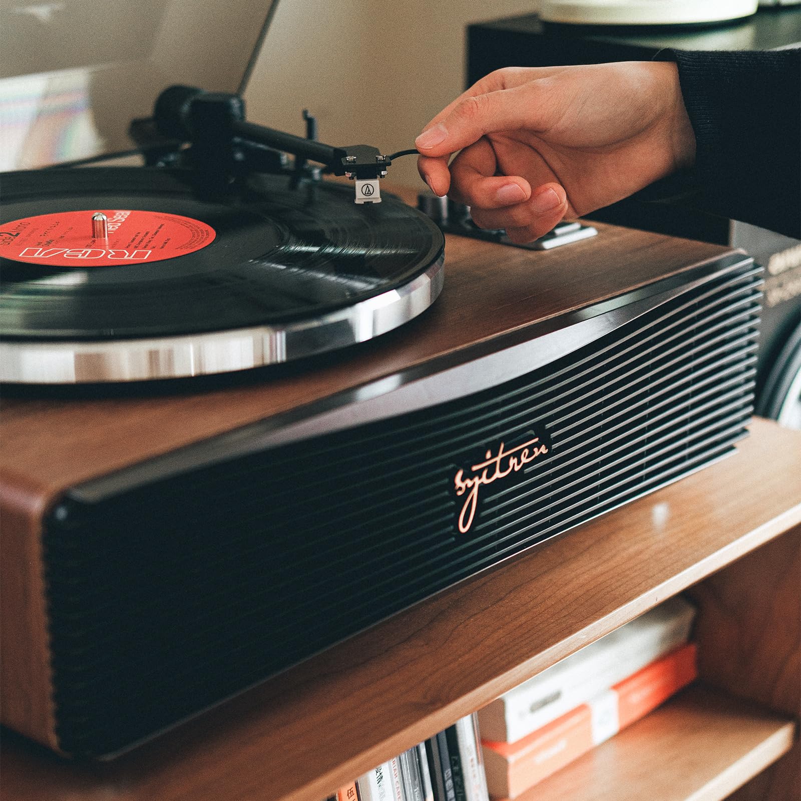 Mua Paron Record Player Vintage Turntable for Vinyl Records with Built ...