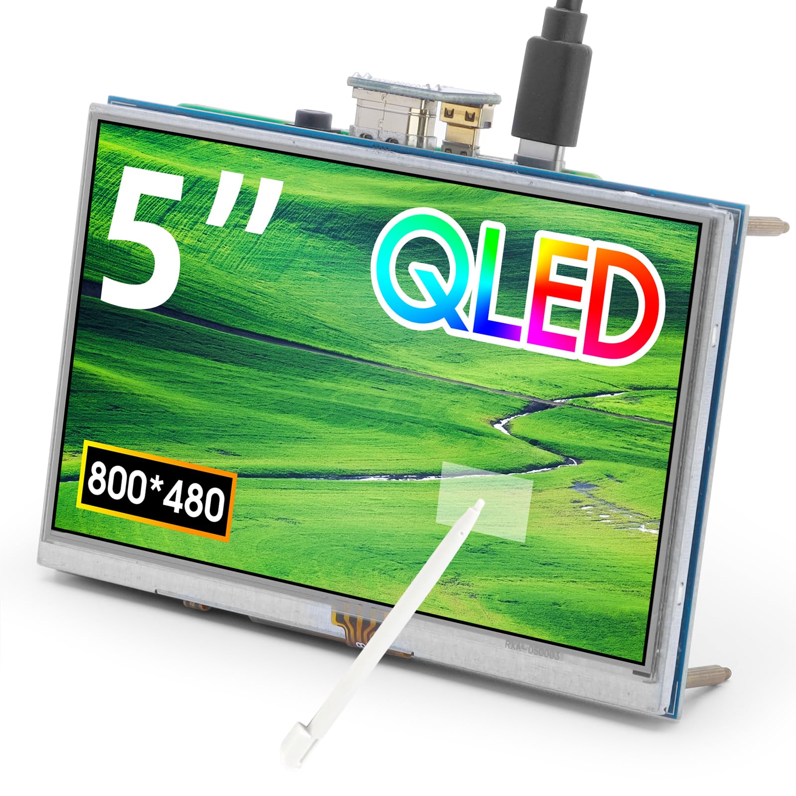 Mua ELECROW 5 Inch Resistive Touch Screen Display QLED 800x480 TFT LCD ...