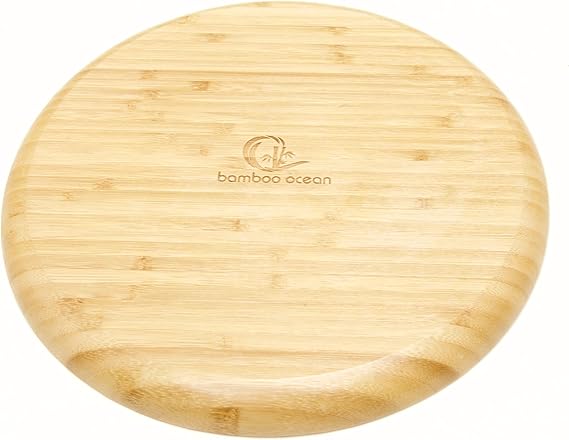 Bamboo Plates 8" 20cm│Eco Friendly Plates│Bamboo Plate Set│Alternate ...
