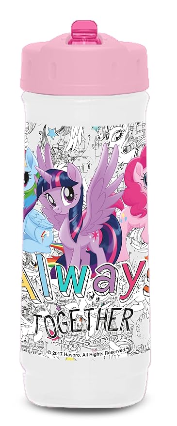 My Little Pony Bottle, PP, Pink, 7.1 x 7.1 x 20.8 cm: Amazon.co.uk ...