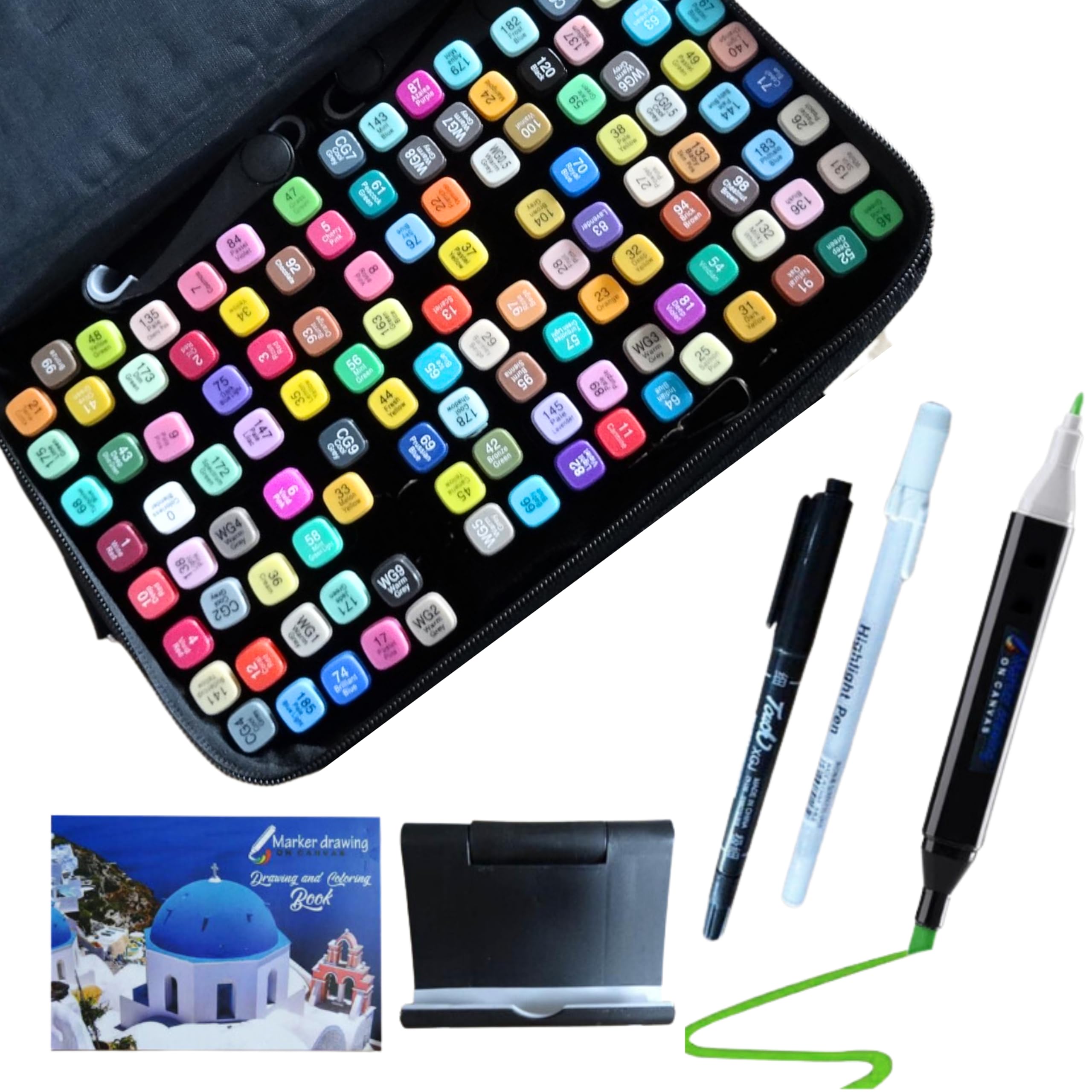 Mua Alcohol Markers Set, (120 Colors) Art Markers, Dual Tip Coloring ...