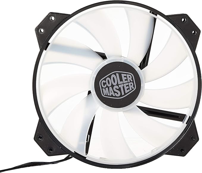 Cooler Master MasterFan MF200R Addressable RGB ARGB 200mm Fan - Black ...