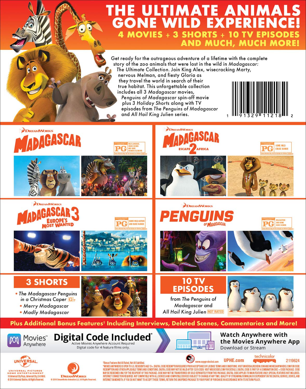 Mua Madagascar: The Ultimate Collection [Blu-ray] trên Amazon Mỹ chính ...