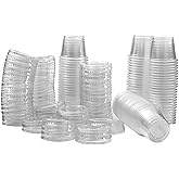 Amazon.com: KingZak 150 Sets - 1.5oz, Disposable Mini Plastic Jello ...