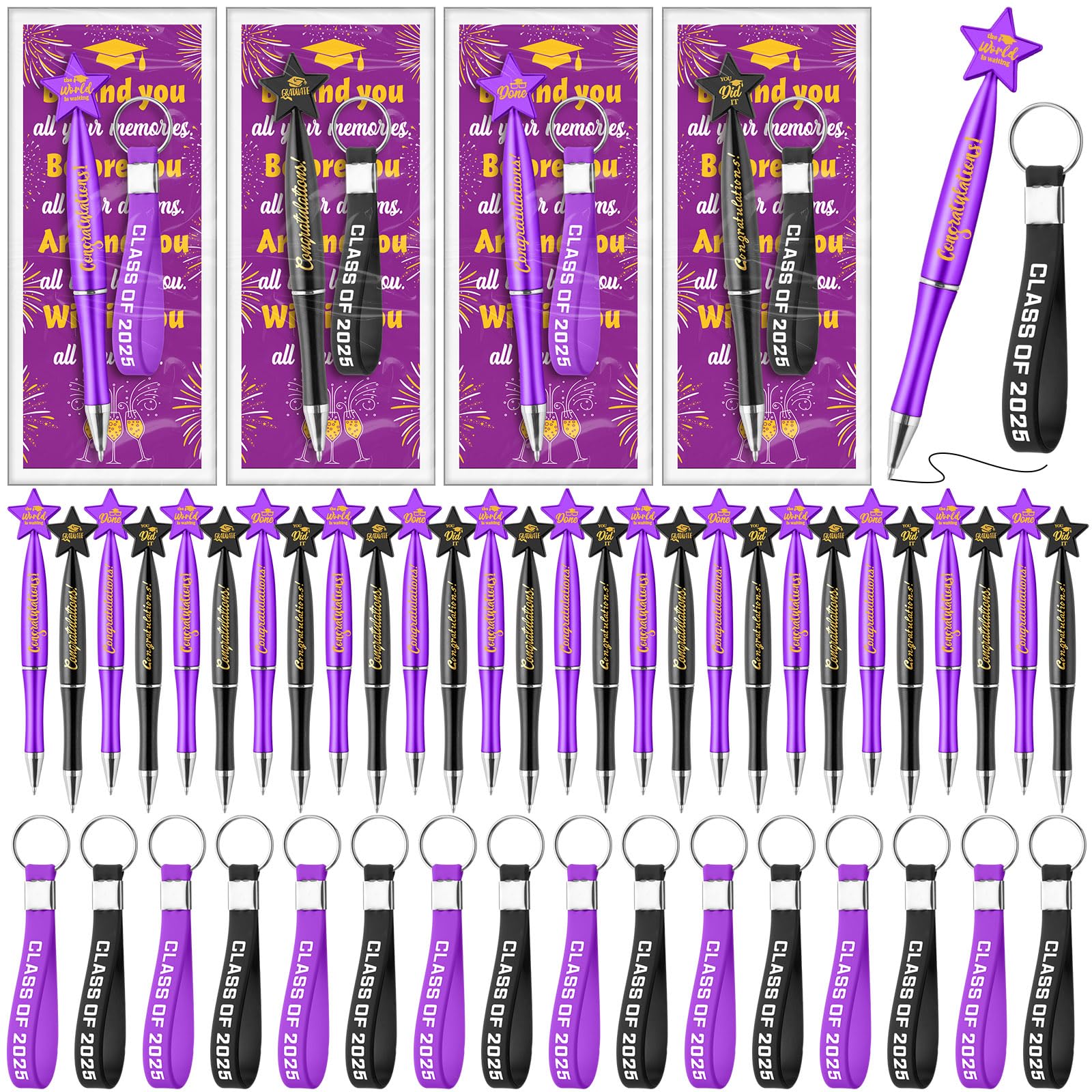 Sayglossy 36 Set Graduation Gifts Ballpoint Pens Bulk Class of 2025 ...