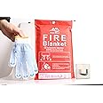 Amazon.com: Fire Blanket (39" x 39") Fiberglass Emergency Fireproof ...