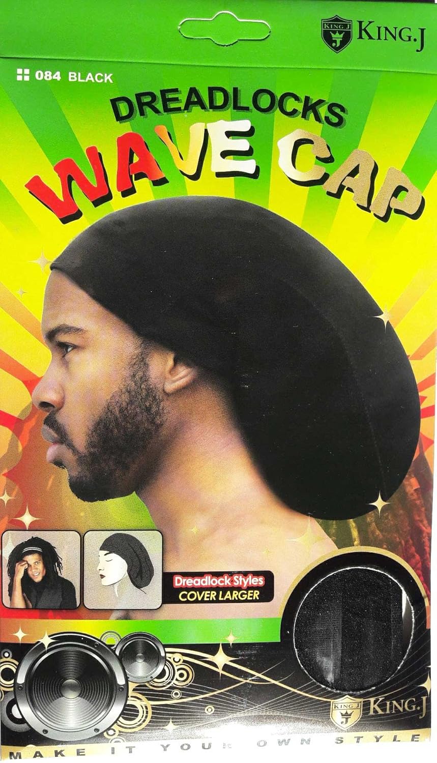 Amazon.com : (3 Pack) King J – Marley Style Wave Cap #084 : Beauty