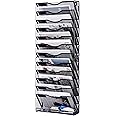 Solinxe Hanging Wall File Holder Organizer 12 Tier, Mesh Wall Mounted ...
