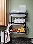 Amazon.com - Ctystallove 3 Tier Black Stainless Steel Dish Drying Rack ...