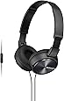 Amazon.com: Sony Foldable Headphones with Smartphone Mic and Control ...