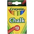 Amazon.com: Crayola Chalk, Assorted Colors, 12 Sticks Per Box : Toys ...
