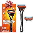 Amazon.com: Gillette Fusion5 Razor for Men, Handle + 2 Razor Blade ...