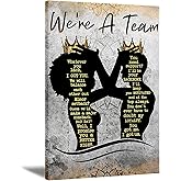 Amazon.com: Shawmiia African American Wall Art Black King And Queen Couple I Choose You Poster ...