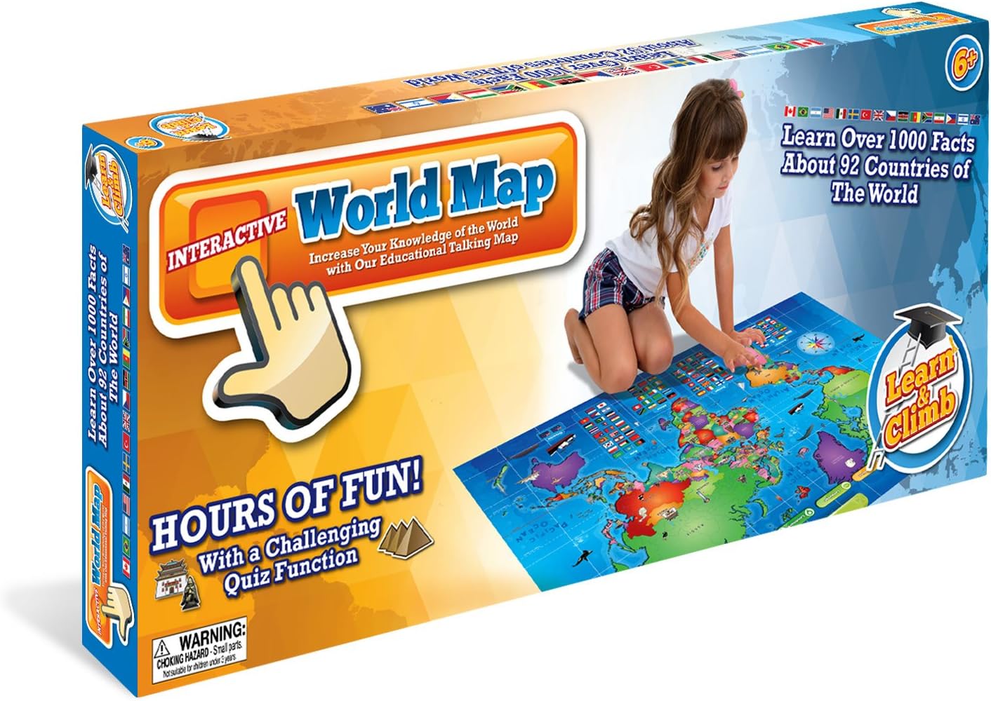 World Map Kids Interactive Map Of The World Educational