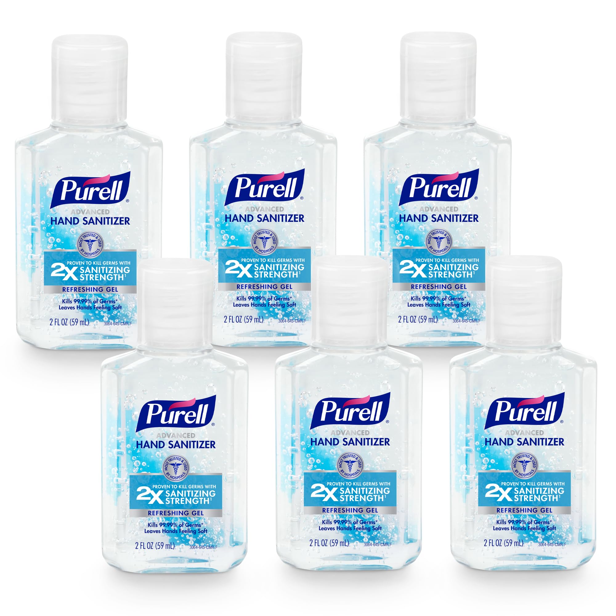 Purell Advanced Hand Sanitizer Refreshing Gel, Clean Scent, 2 fl oz ...