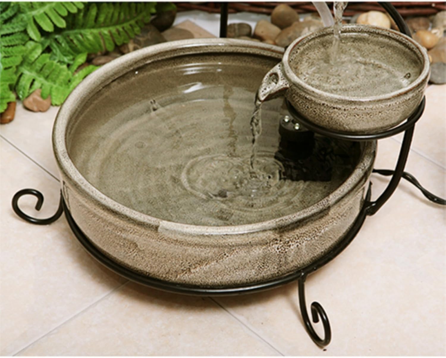 Super Saturday quot Solaray Real Terracotta Earthenware Grey Solar 4 ...