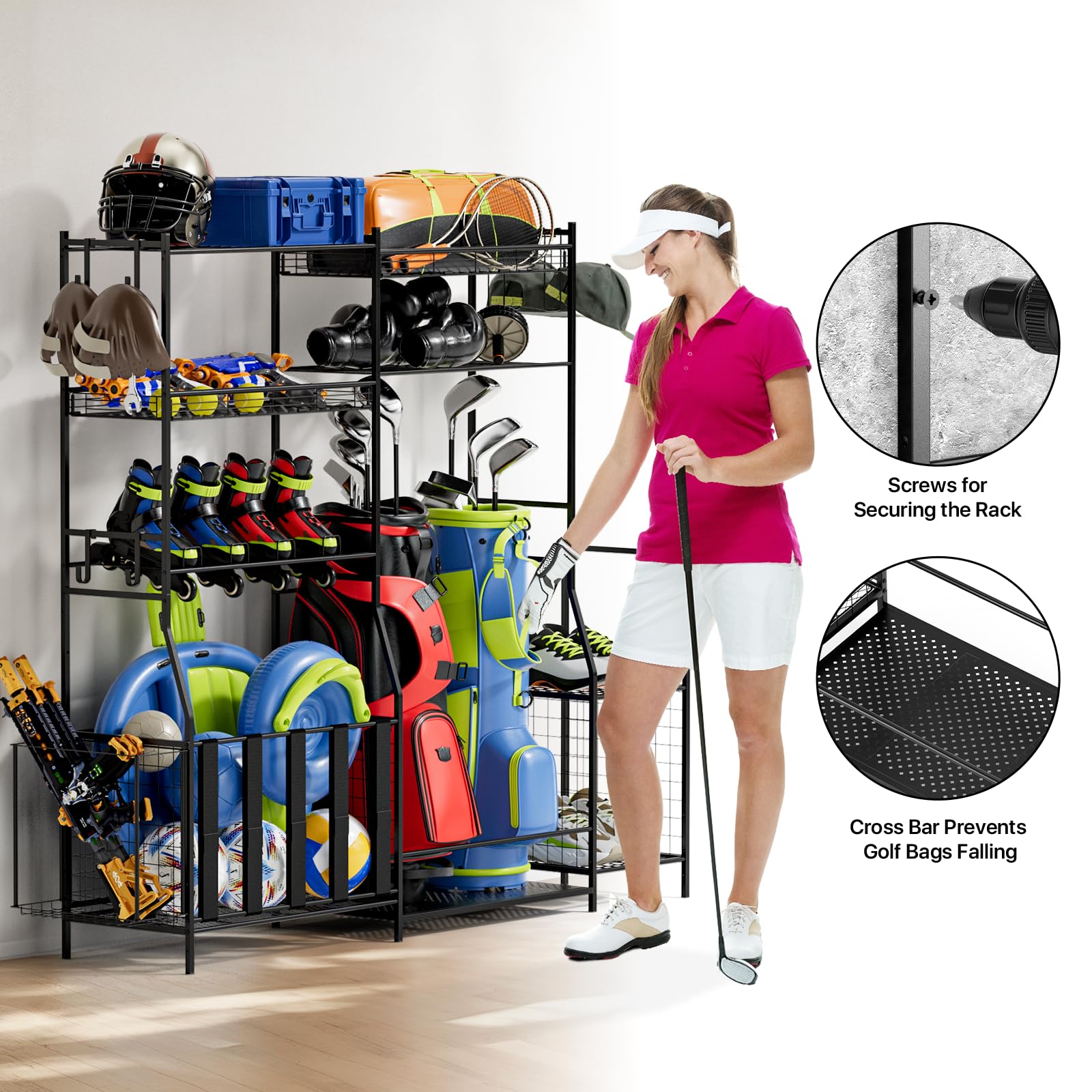 Mua Garage Organizers and Storage - Sports Equipment Organizer with ...